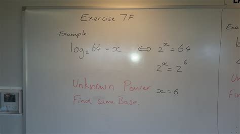 Exercise 7e Logarithms And Laws Of Logarithms Mathematics Tutorial