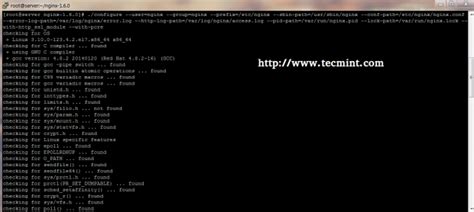 install and compile nginx 1 6 0 newest released from sources in