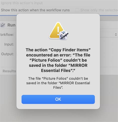 apple automator script says it encountere… apple community