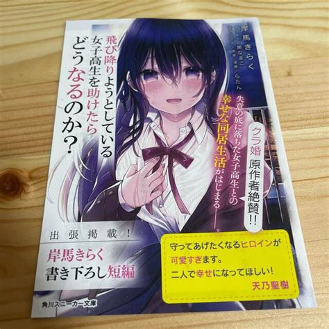 飛び降りようとしている女子高生を助けたらどうなるのか？書き下ろし短編の通販 By かず｜ラクマ