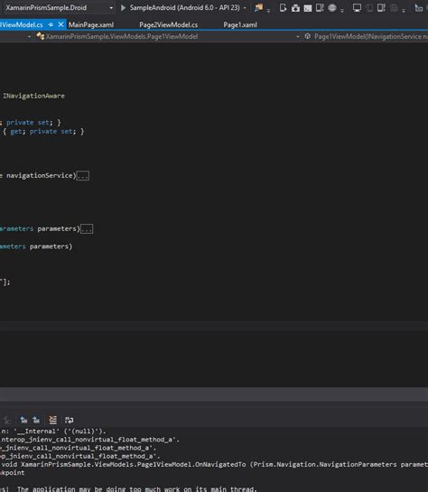 xamarin getting started with prism 6 part 3 navigation code unboxing