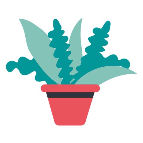 Diseño Png Y Svg De Planta En Maceta Dibujada A Mano Para Camisetas