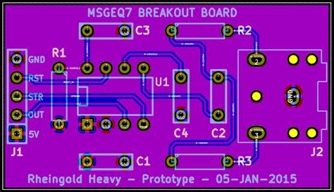 msgeq7 breakout board build log