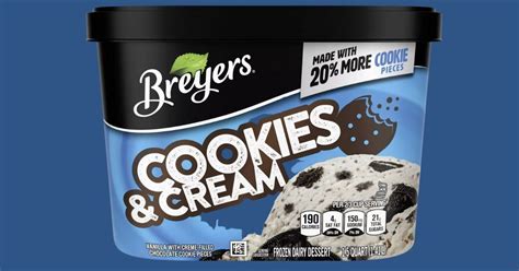 The Breyers Cookies And Cream Cookie Coverage Promotion Julies Freebies