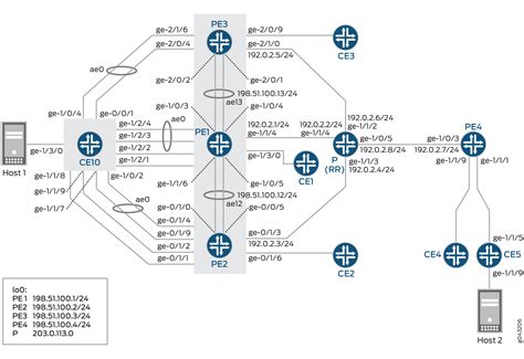 example configuring evpn active active multihoming junos os