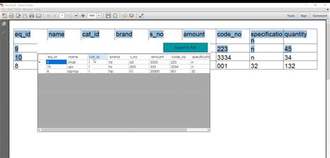 how to export datagridview data to pdf file using c rashi code