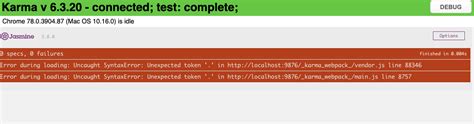 unit testing errors in angular 14 stack overflow