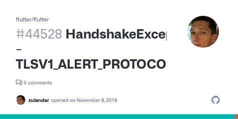 handshakeexception tlsv1 alert protocol version · issue 44528