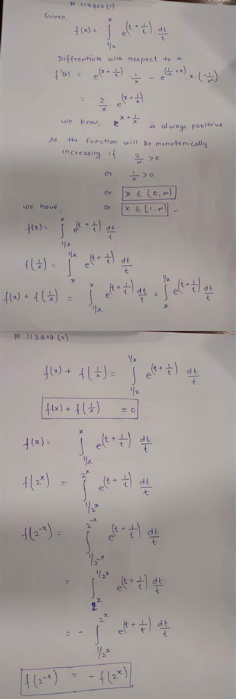Let F 0 ∞ → R Be Given By F X Int1 X X E T 1 T Dt T Then