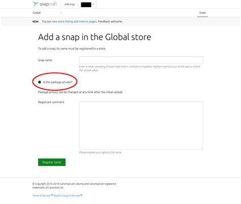 does snap package supports private repository ubuntu forumming