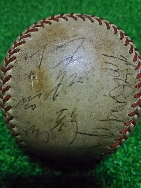 国松彰 サインボール Authentic Baseball Collection Museum Muuseo 19185