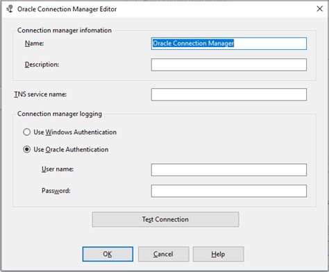 oracle connection manager sql server integration services ssis