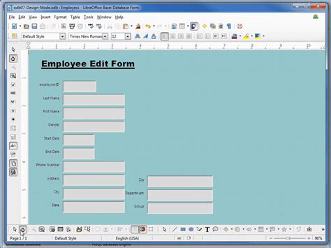 libreoffice base homepage