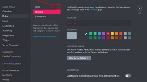 how to add and assign roles in discord bravogame