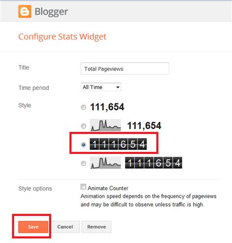 how to add page view counter or hit counter on blogger