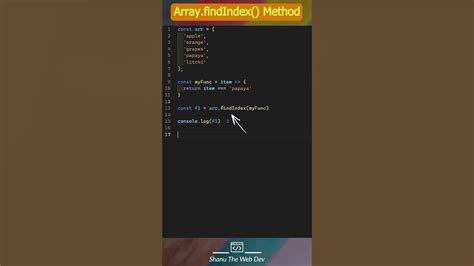 javascript array findindex method javascript js array