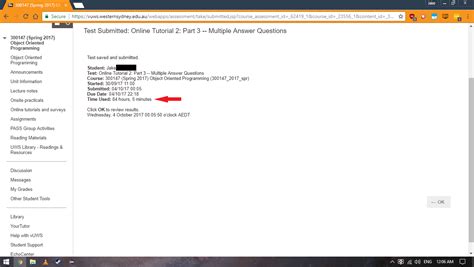 once the quiz is opened it constantly calculates how long you re doing