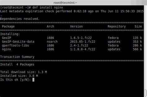 installing lemp linux nginx mariadb and php on fedora 22