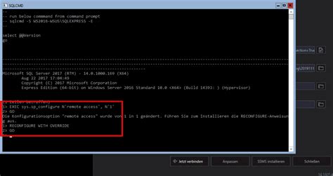 install sql server 2019 express on windows server core and activate