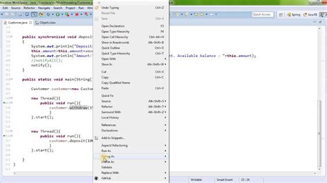 java wait notify notifyall methods real time uses youtube