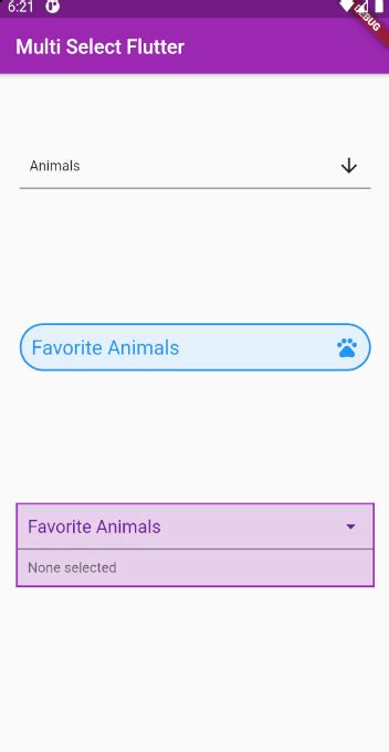 multi select flutter flutter package