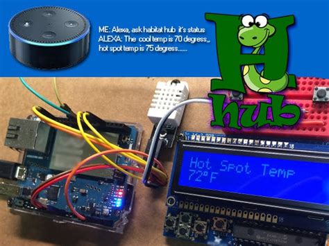 habitat hub an alexa and arduino smart home for terrariums arduino