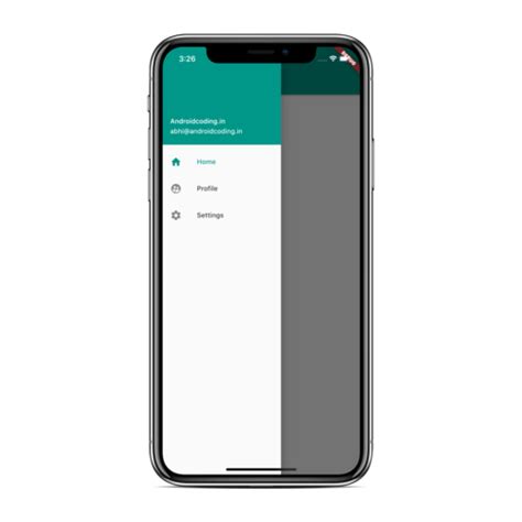 flutter navigation drawer