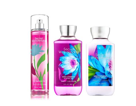 3 Piece Bath And Body Works Secret Wonderland Fragrance T
