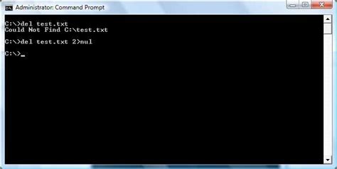 free tech answers how to suppress output from commands in a batch file