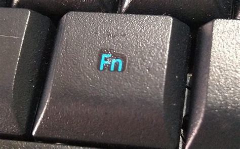 La Tecla Fn Del Teclado Tecnología Informática