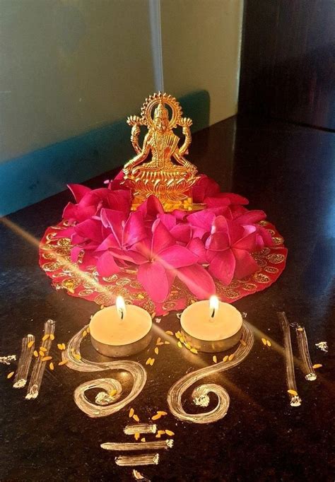 15 Lakshmi Pooja Celebration And Decoration Ideas Diwali Laxmi Puja