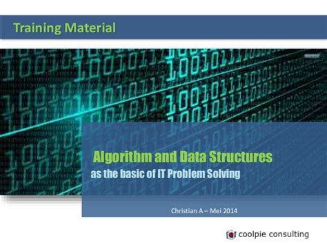 algorithm and data structures basic of it problem solving