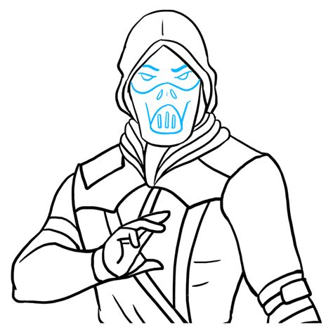 How To Draw Scorpion From Mortal Kombat Really Easy Drawing Tutorial