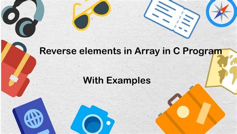 reverse elements in array skptricks