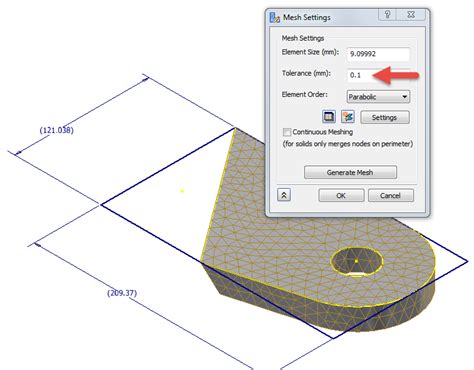 meshing failed when solid meshing with nastran in cad or inventor