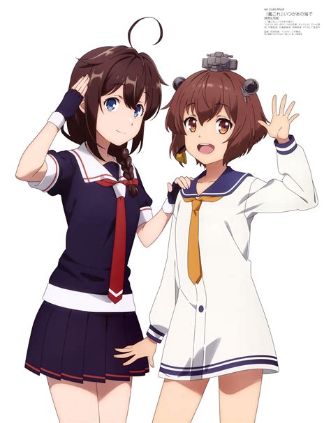 艦隊これくしょん 艦これ 【時雨 雪風】 壁紙