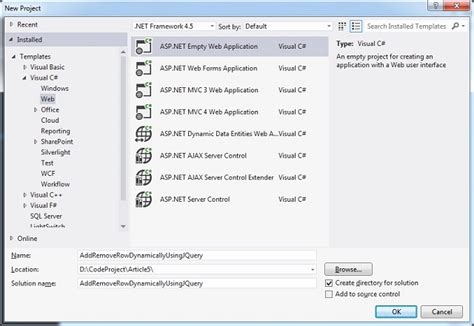 dynamically table with javascript in mvc net core