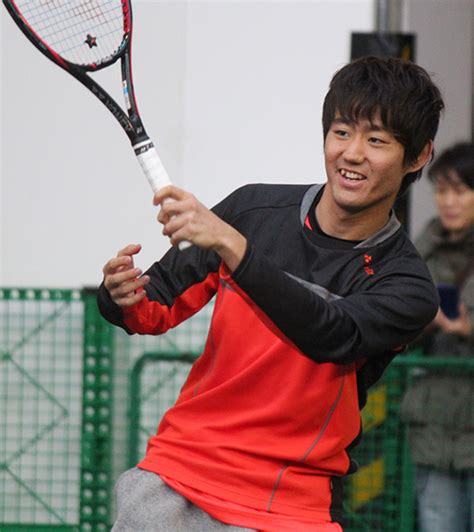 西岡良仁 小学生にテニス指導 テニス365