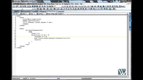 php and mysql while loop youtube