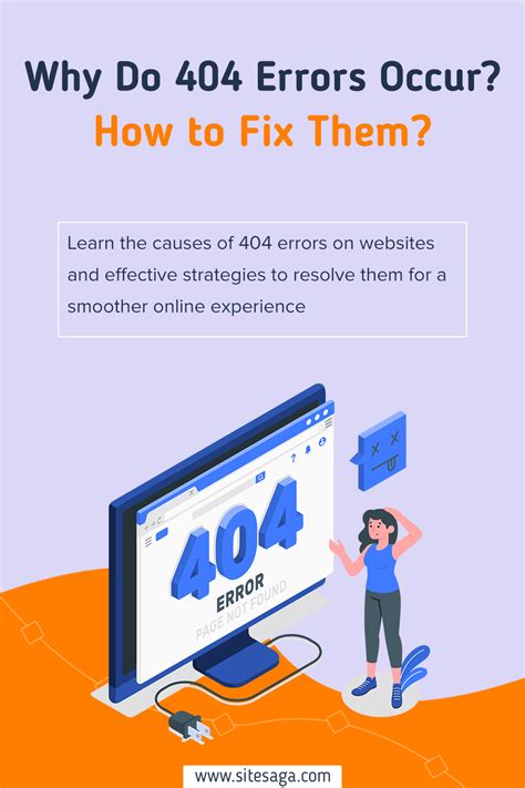why do 404 errors occur on websites and how to fix them sitesaga