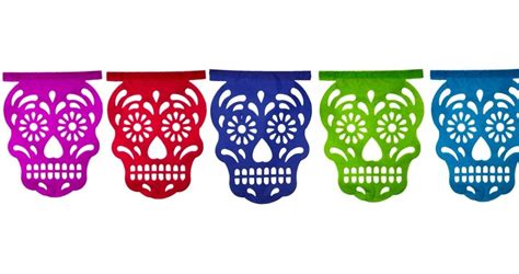 Papel Picado Tradicional Calaveras Dia De Muertos 350 00 En Mercado