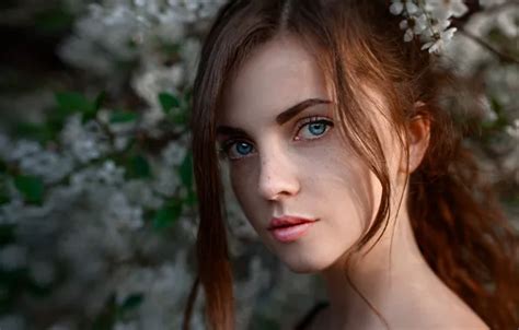 Wallpaper Spring Freckles Kate The Beauty Katyusha George