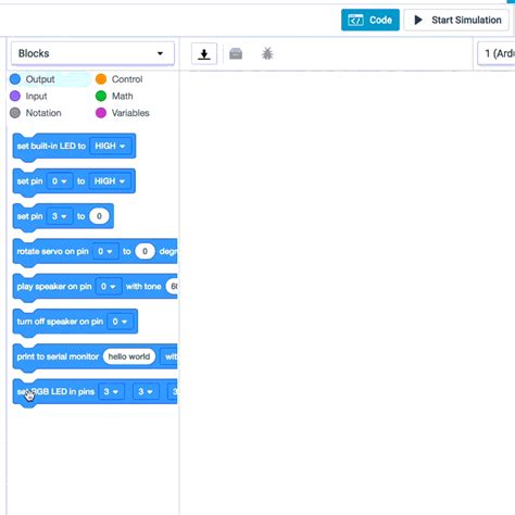 rgb led color mixing with arduino in tinkercad 5 steps