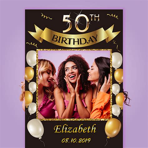 Birthday Selfie Frame Birthday Party Props Special Occasions