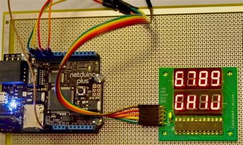 netduino day 4 eight digit seven segment led display