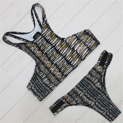 Floylyn Bikini 2017 Womens Sexy Swimsuit Mesh Bikini Set Swimwear Sexy