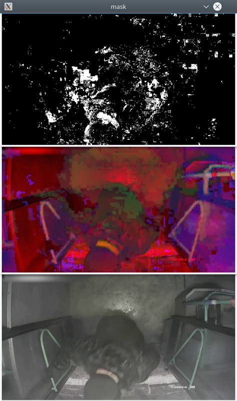 python opencv backgroundsubtractor yields poor results on objects