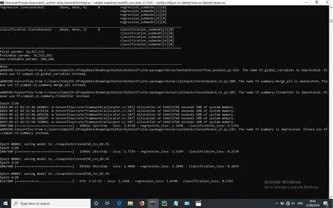 keras retinanet training on custom datasets for object detection open