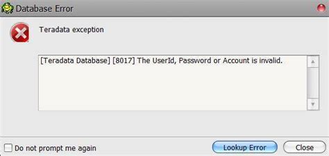 unable to connect to teradata from toad datapoint with an active