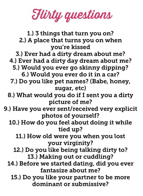 Pin By Mya 🐈‍⬛ On Stuff Flirty Questions Getting To Know Someone